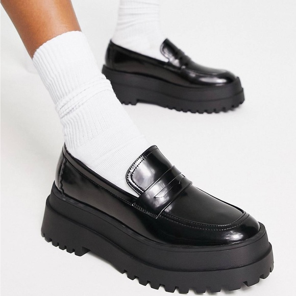 ASOS | Shoes | London Rebel Chunky Platform Loafers | Poshmark